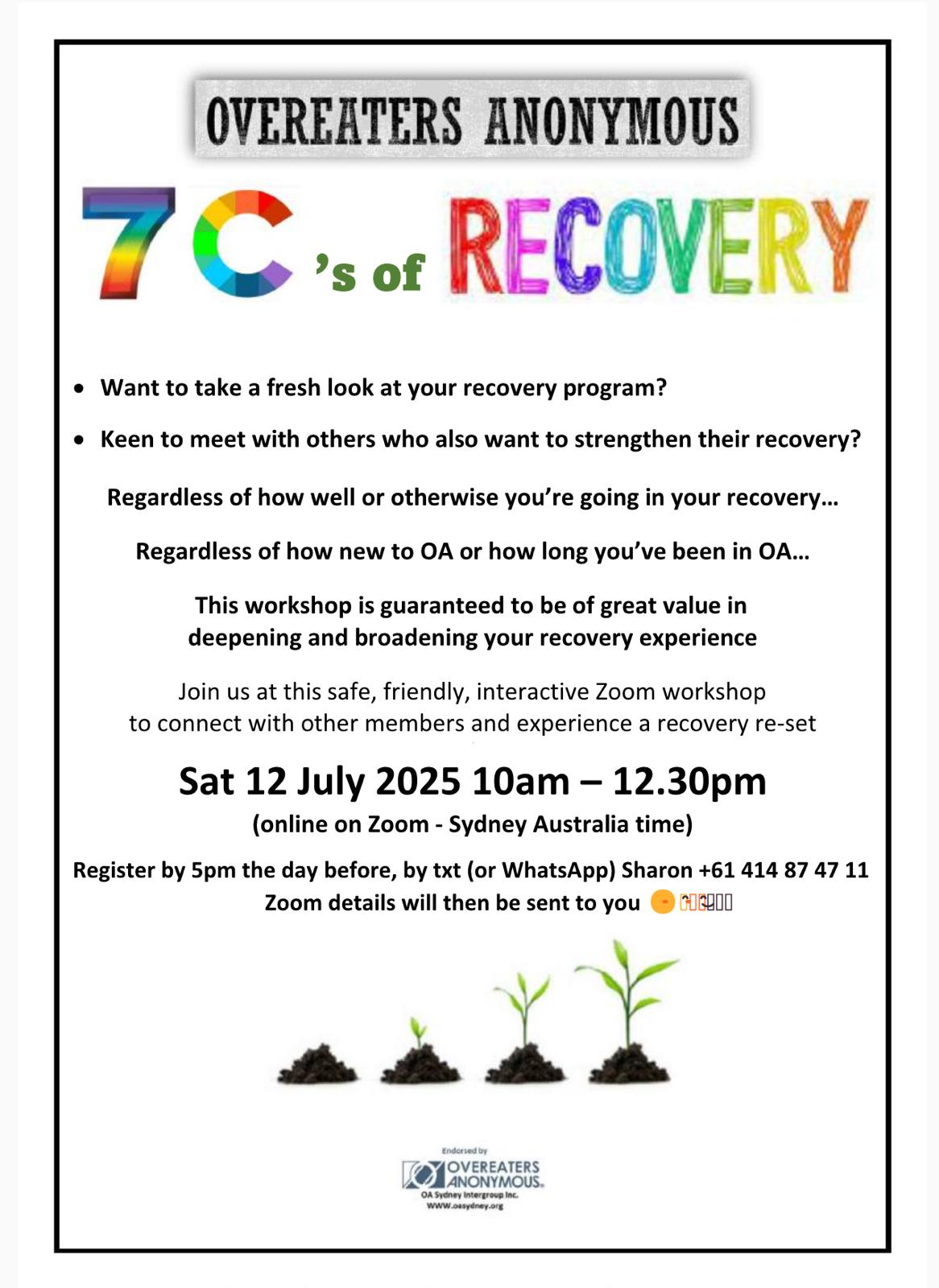 Events - Overeaters Anonymous Adelaide